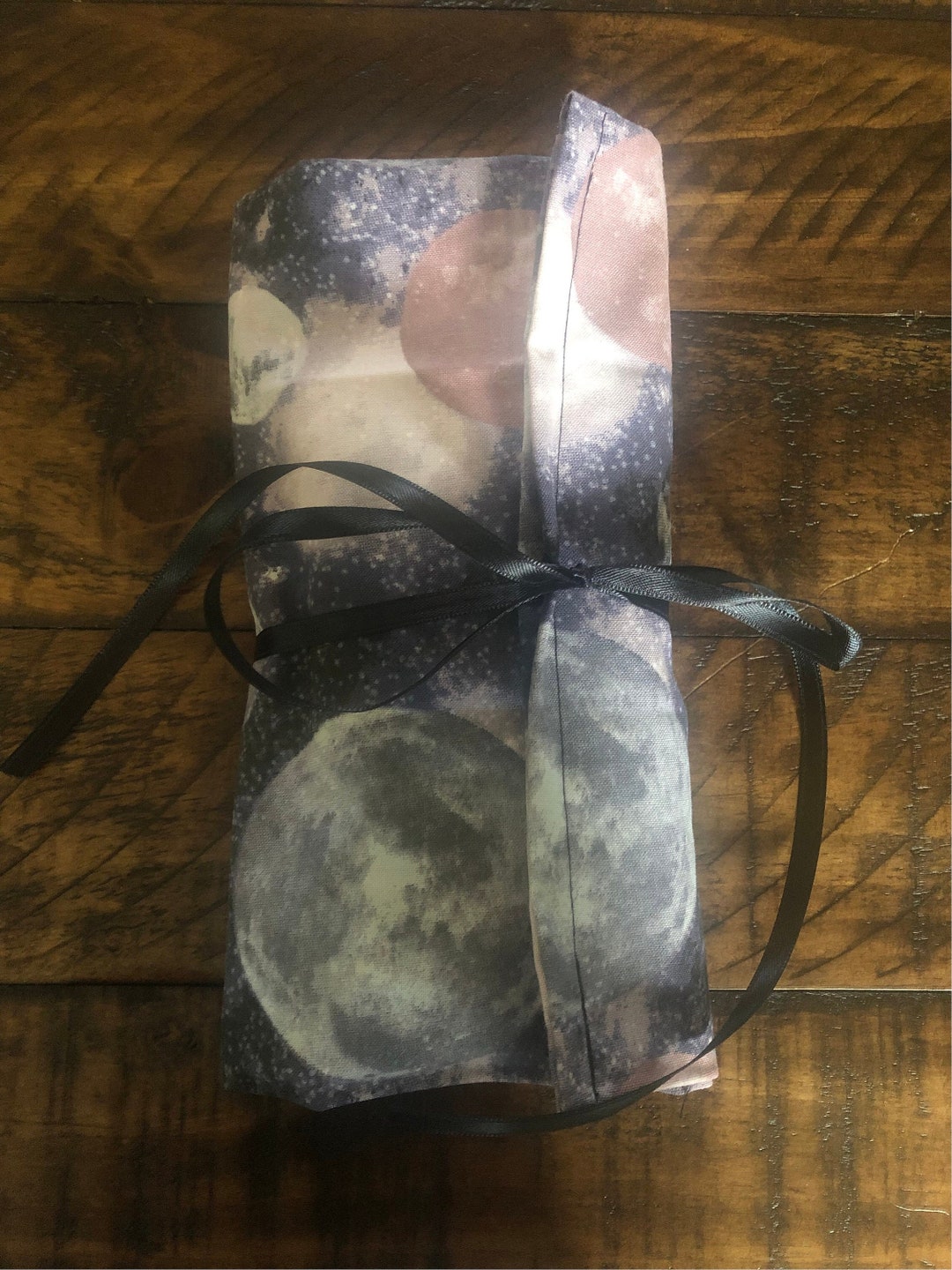 Tarot/oracle Card Pouch, Wrap Pouch for Divination Cards - Full Moon ...