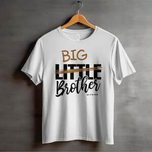 Little Brother Upgraded to Big Brother Custom Date Sweatshirt Sibling ...