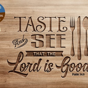 Taste and See That the Lord is Good | Instant Download | Farmhouse ...