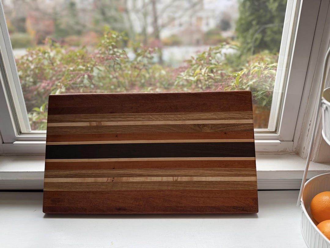 Edge Grain Cutting Board, Wood Cutting Board, Handmade Cutting Board ...