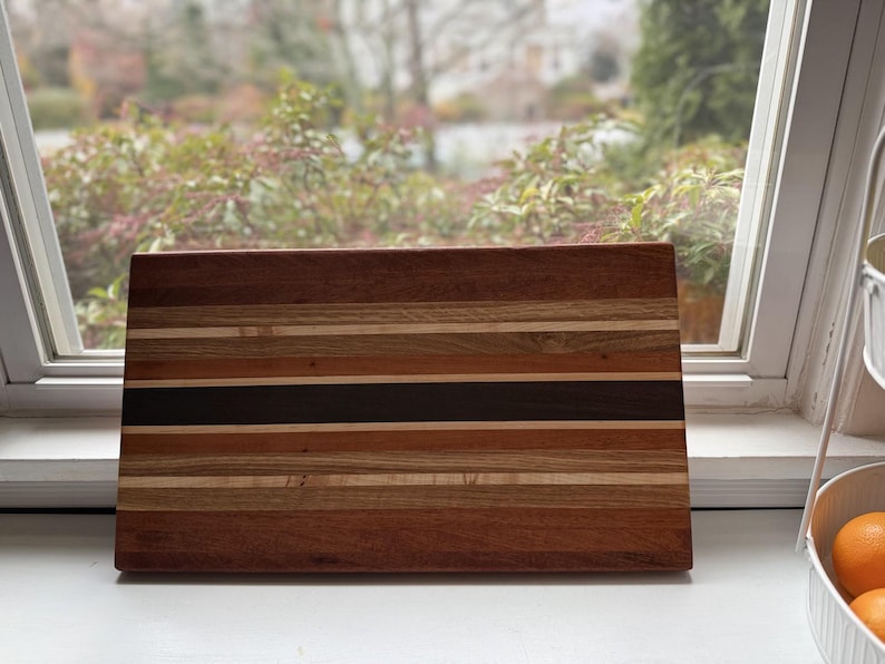 Edge Grain Cutting Board, Wood Cutting Board, Handmade Cutting Board ...