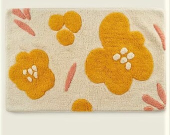 Yellow Bath Mat | Etsy