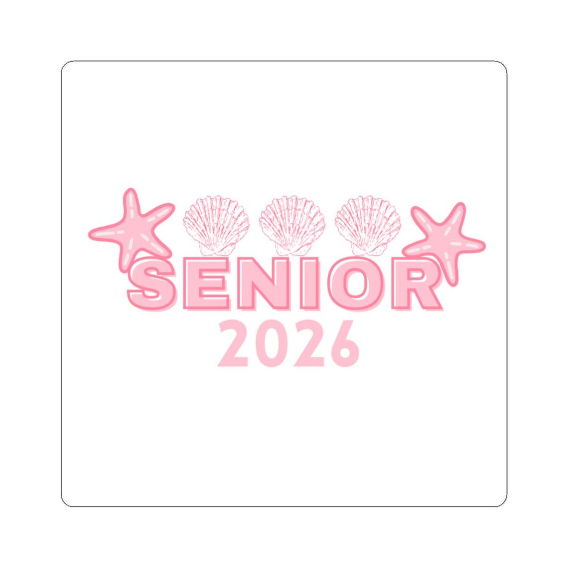 Senior 2026 Kiss-cut Stickers for Graduation, Class 2026 Decor, High ...