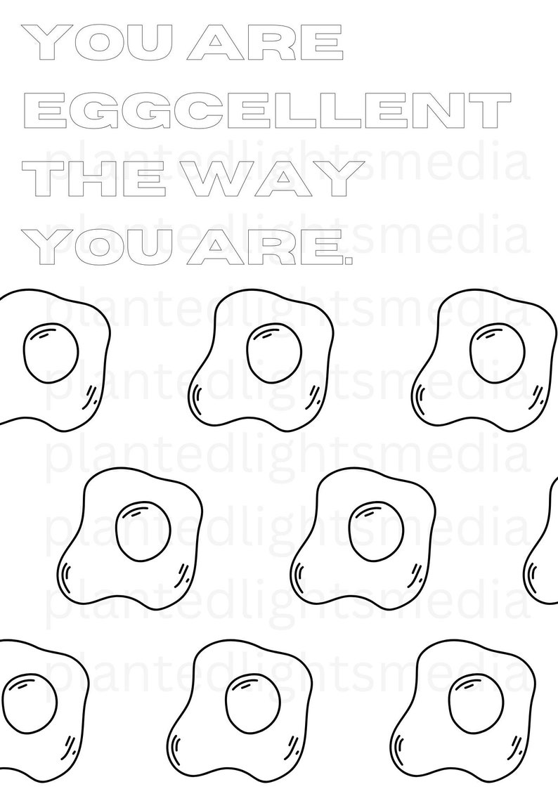 Foodie Inspired Digital Coloring Pages - Etsy