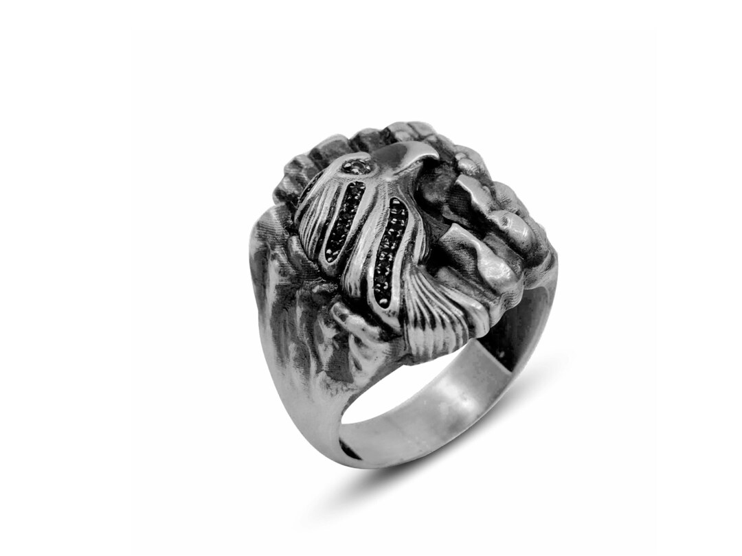 Eagle 925K Silver Handmade Men's Ring Eagle Ring Hawk - Etsy