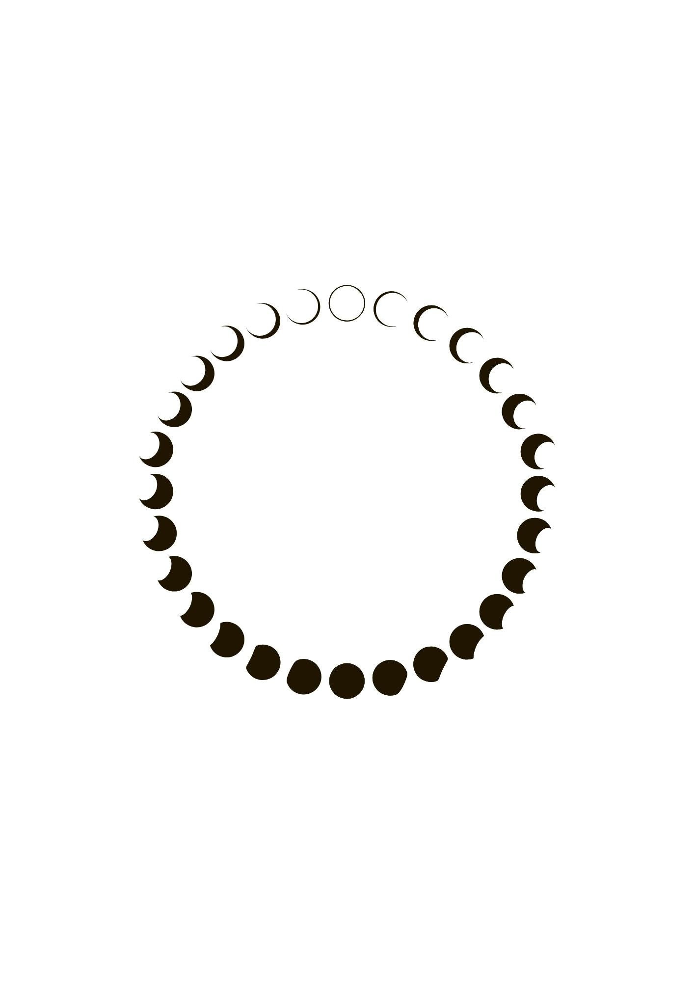 Luna Svg, Fases Lunares Svg, - Etsy España