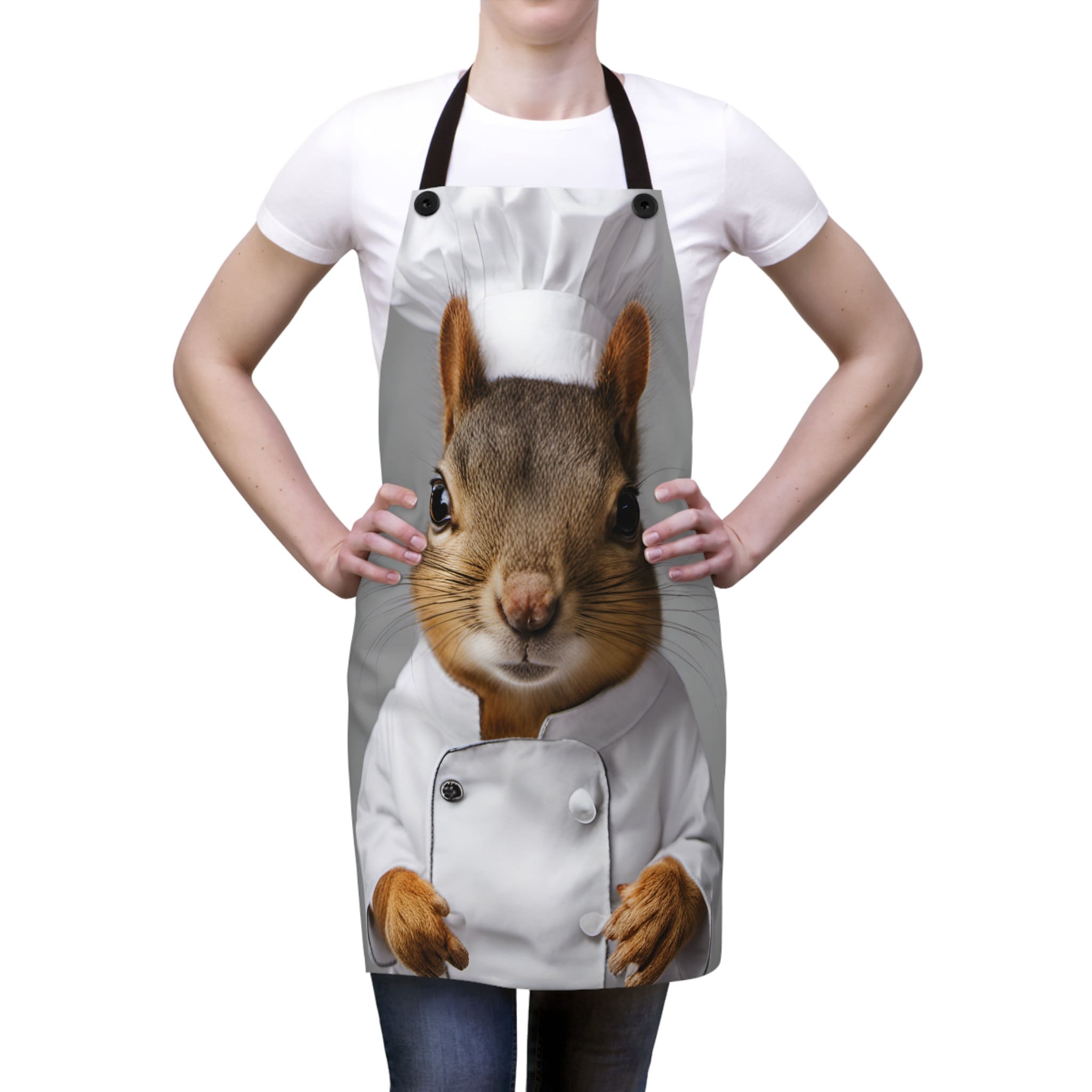 Squirrel Chef Apron Squirrel Apron Cooking Apron Baking - Etsy