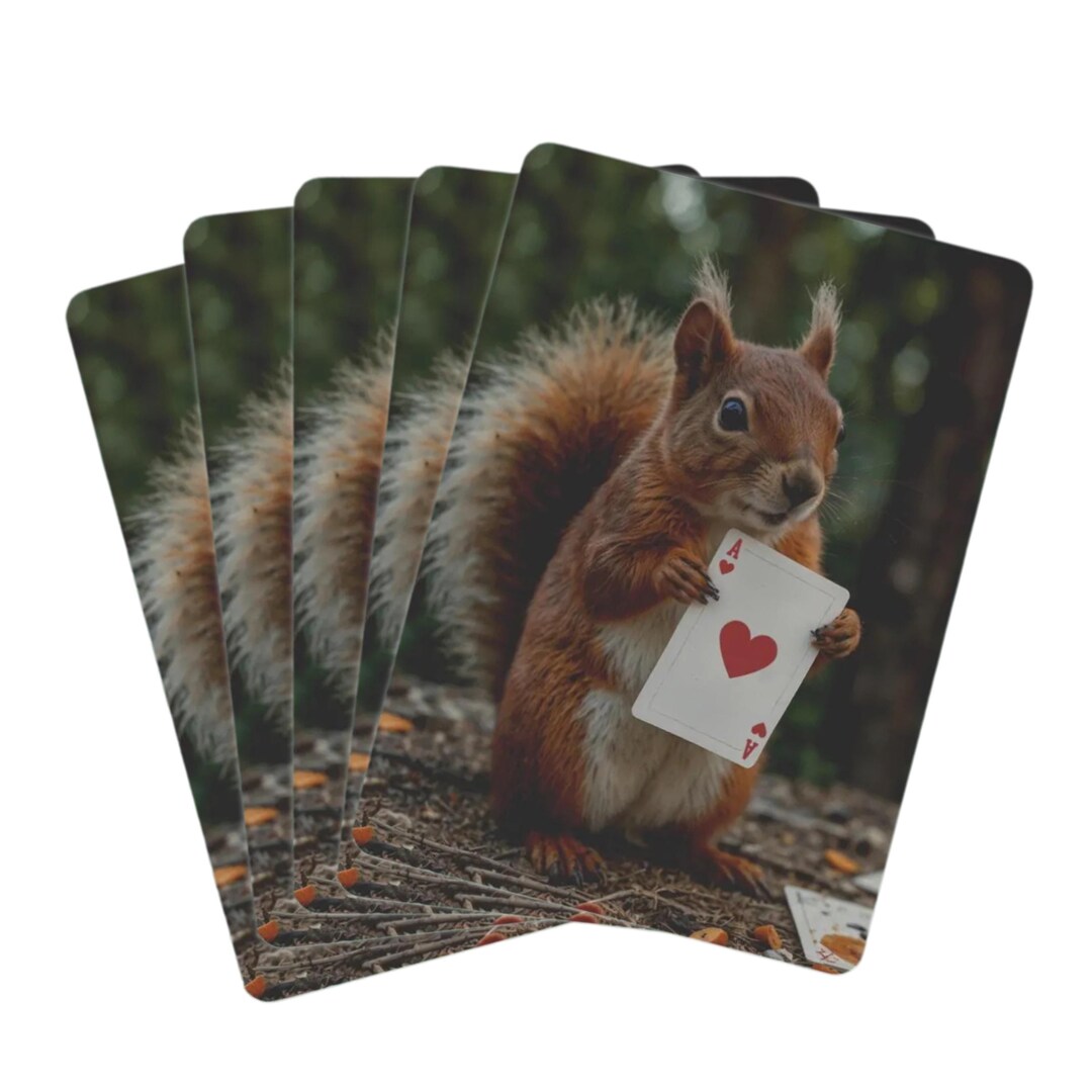 Squirrel Playing Cards, Poker Cards, Card Deck, Squirrel Card Deck ...