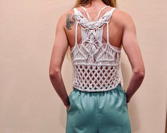 White Gypsy Crop Top - Etsy