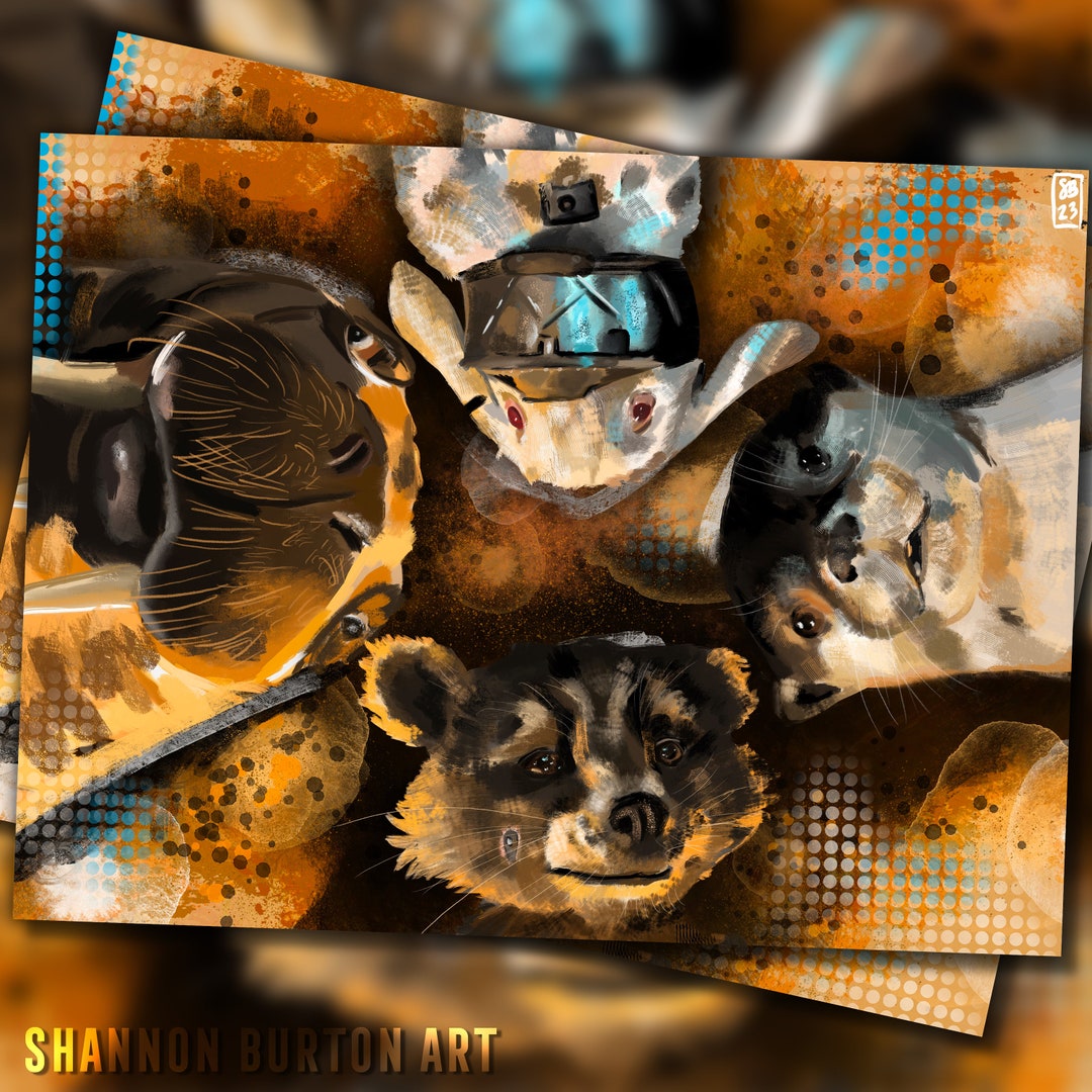 Rocket, Lylla, Teefs, & Floor | Rocket Raccoon Batch 89 Guardians of ...