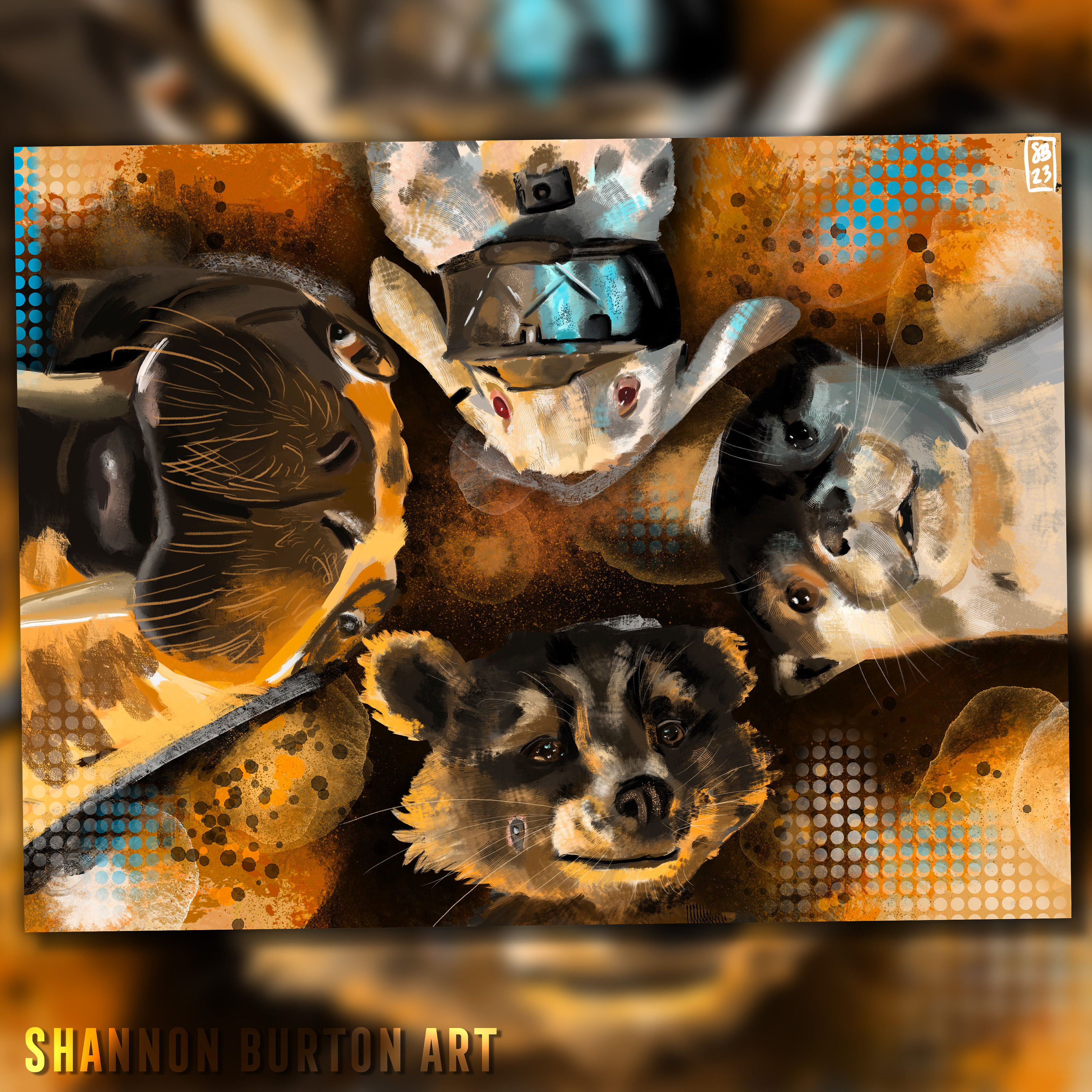 Rocket, Lylla, Teefs, & Floor Rocket Raccoon Batch 89 Guardians of the ...