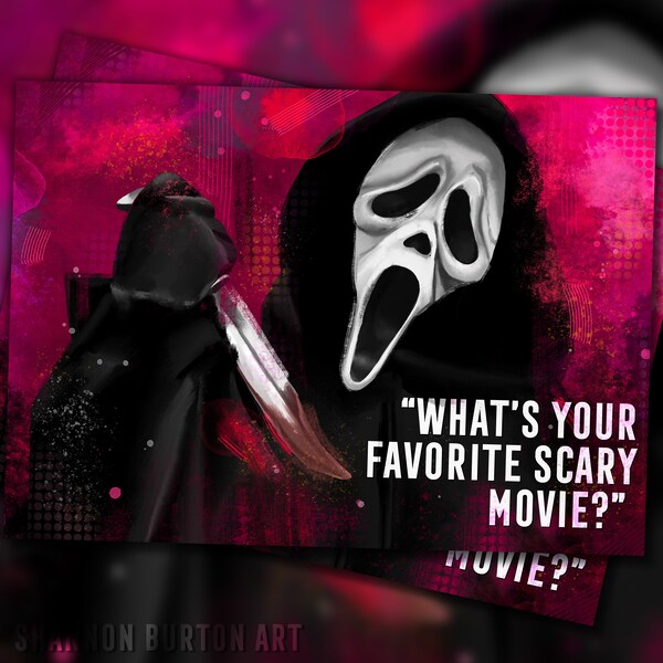 Ghostface Ghostface Painting - Etsy