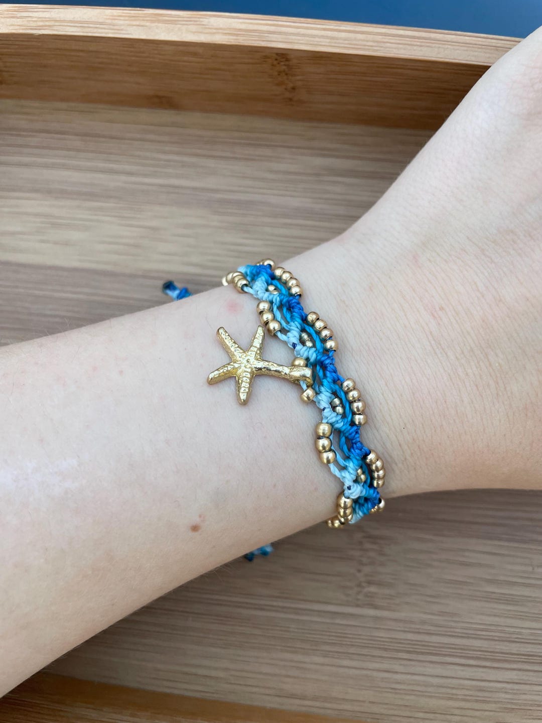 Boho Macramé Bracelet Summer Vibes Sliding - Etsy