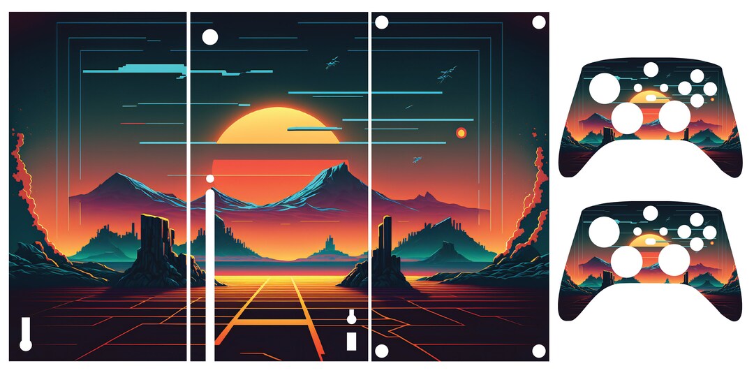 Xbox Series X Futuristic Landscape - Etsy
