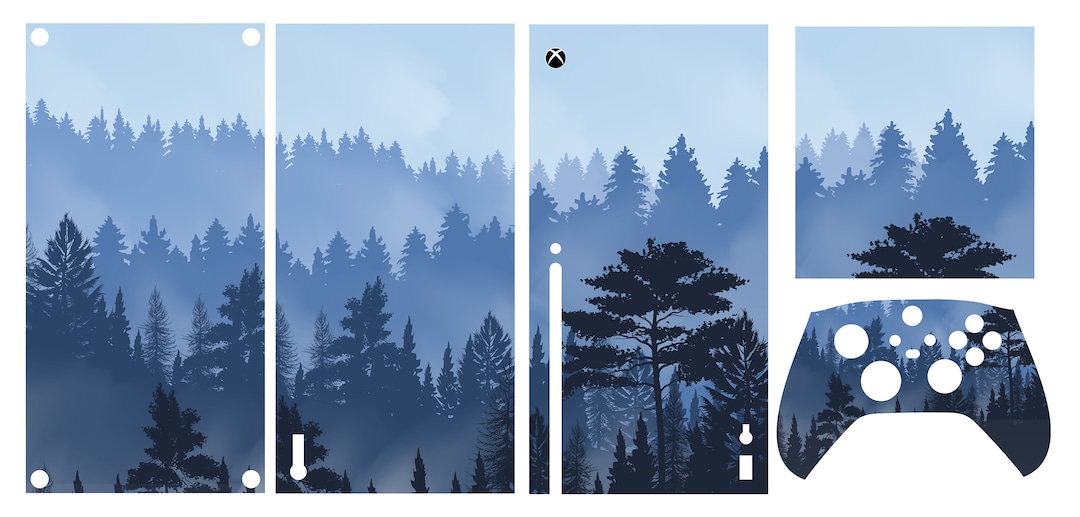Xbox Series X Blue Forest - Etsy