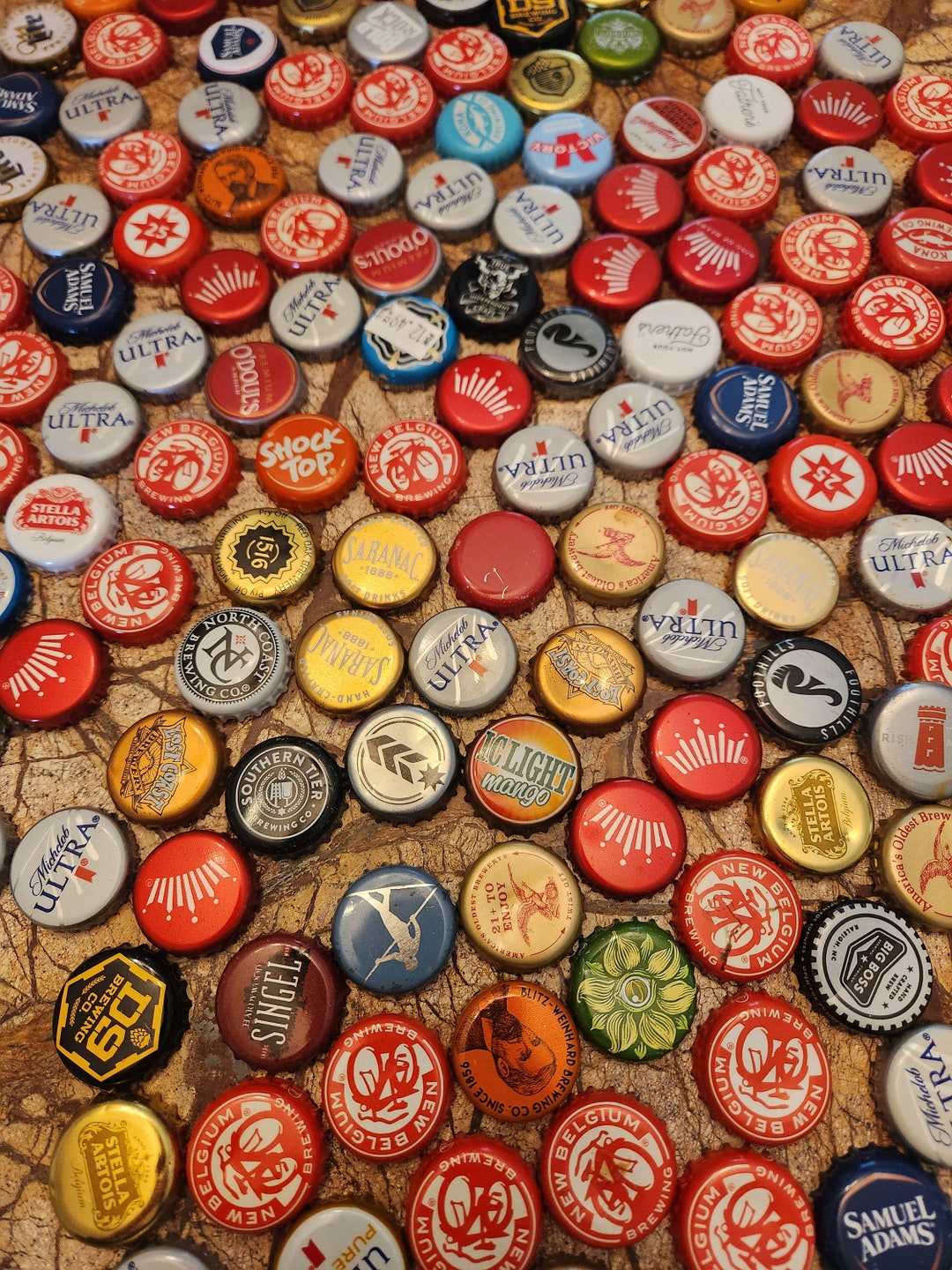 500 Assorted Non-dented Bottle/beer Caps - Etsy