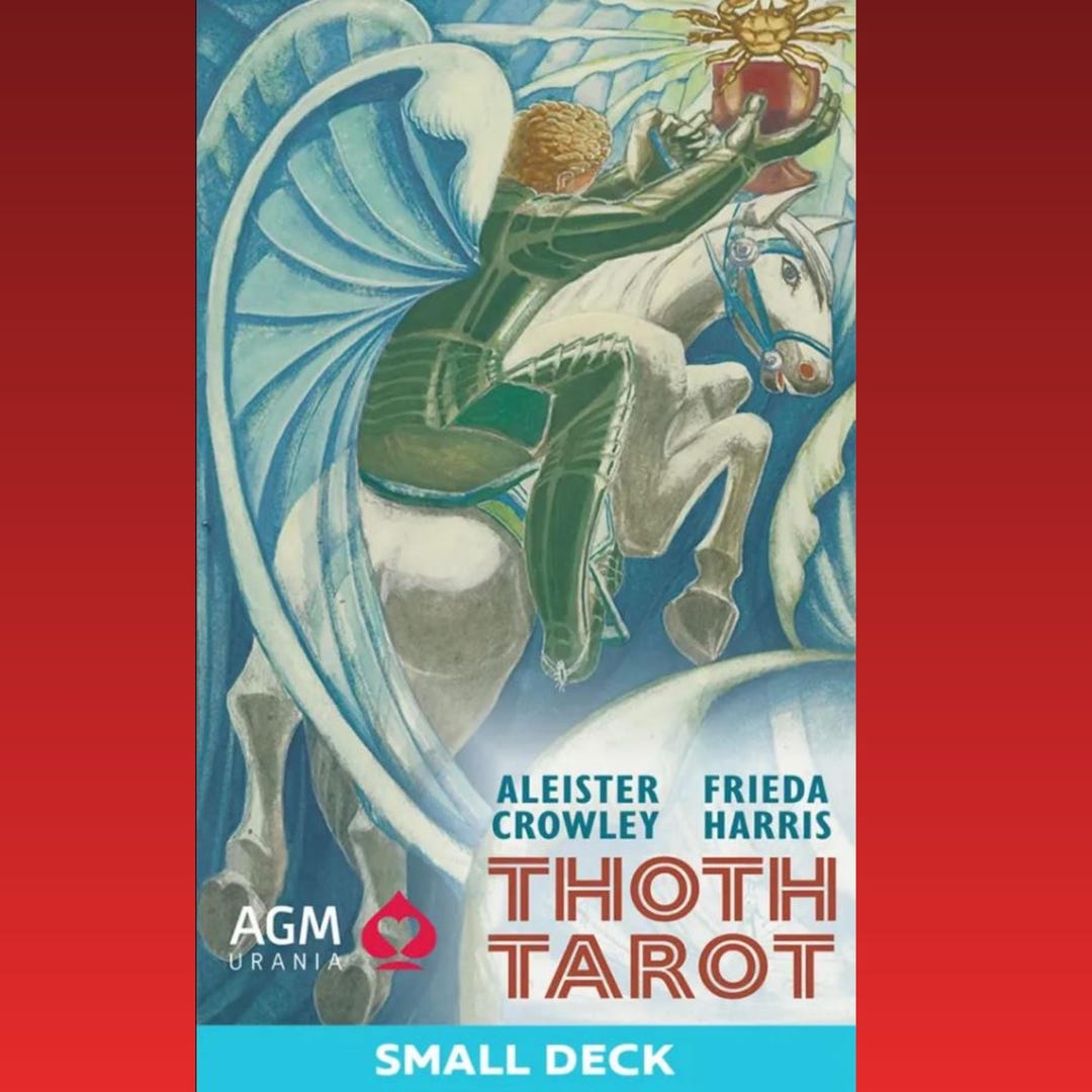 Crowley Thoth Tarot Deck SMALL EDITION, With Guidebook, Crystal and ...