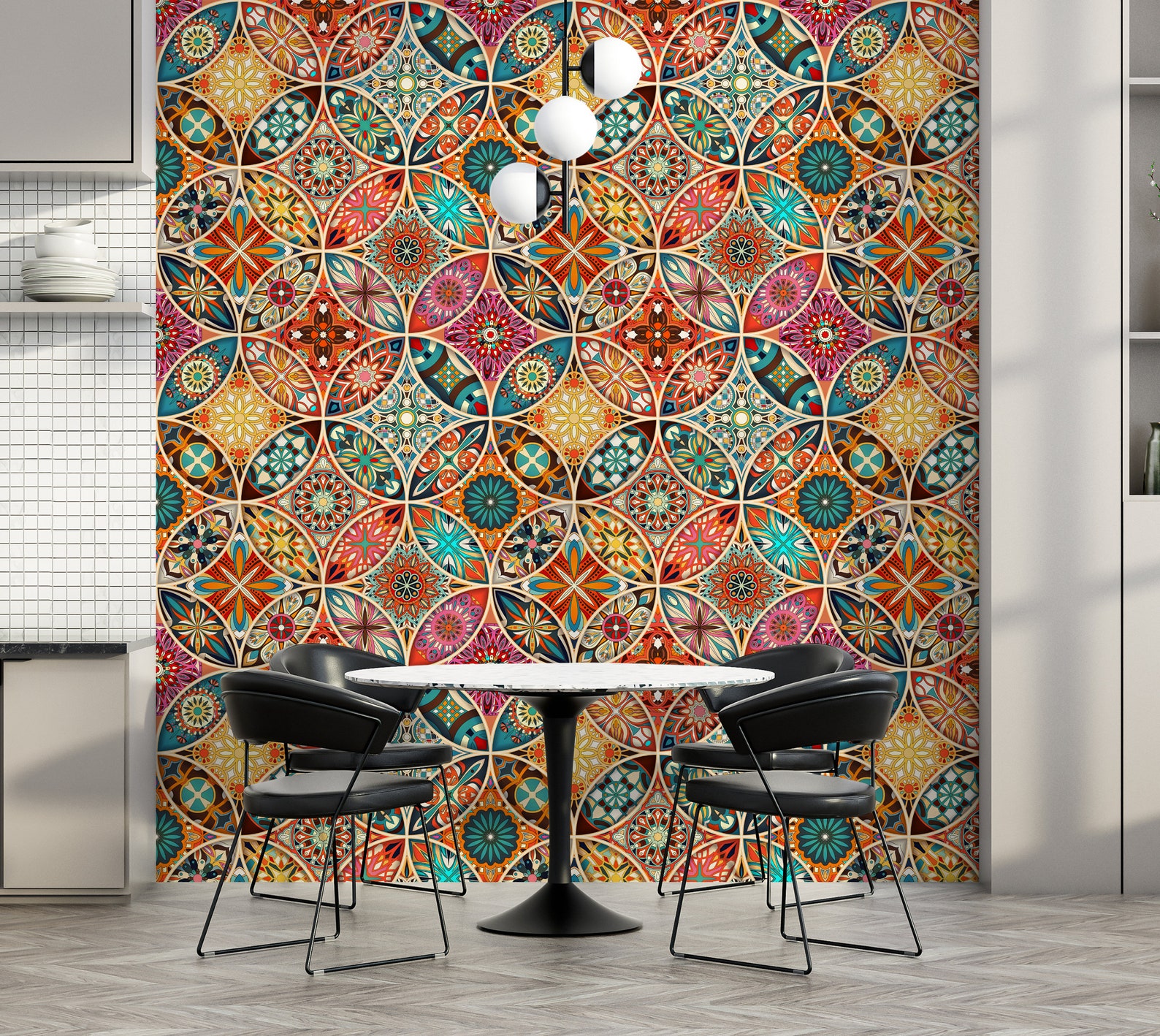 Vintage Wallpaper Moroccan Wallpaper Traditional or Self - Etsy
