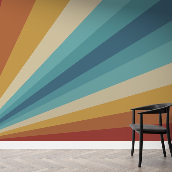 Retro Wallpaper - Etsy