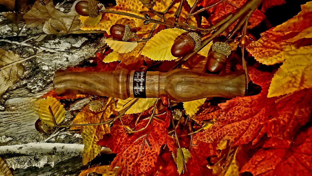 Custom Deer Grunt Call. Solid Wood Two Piece Walnut. - Etsy