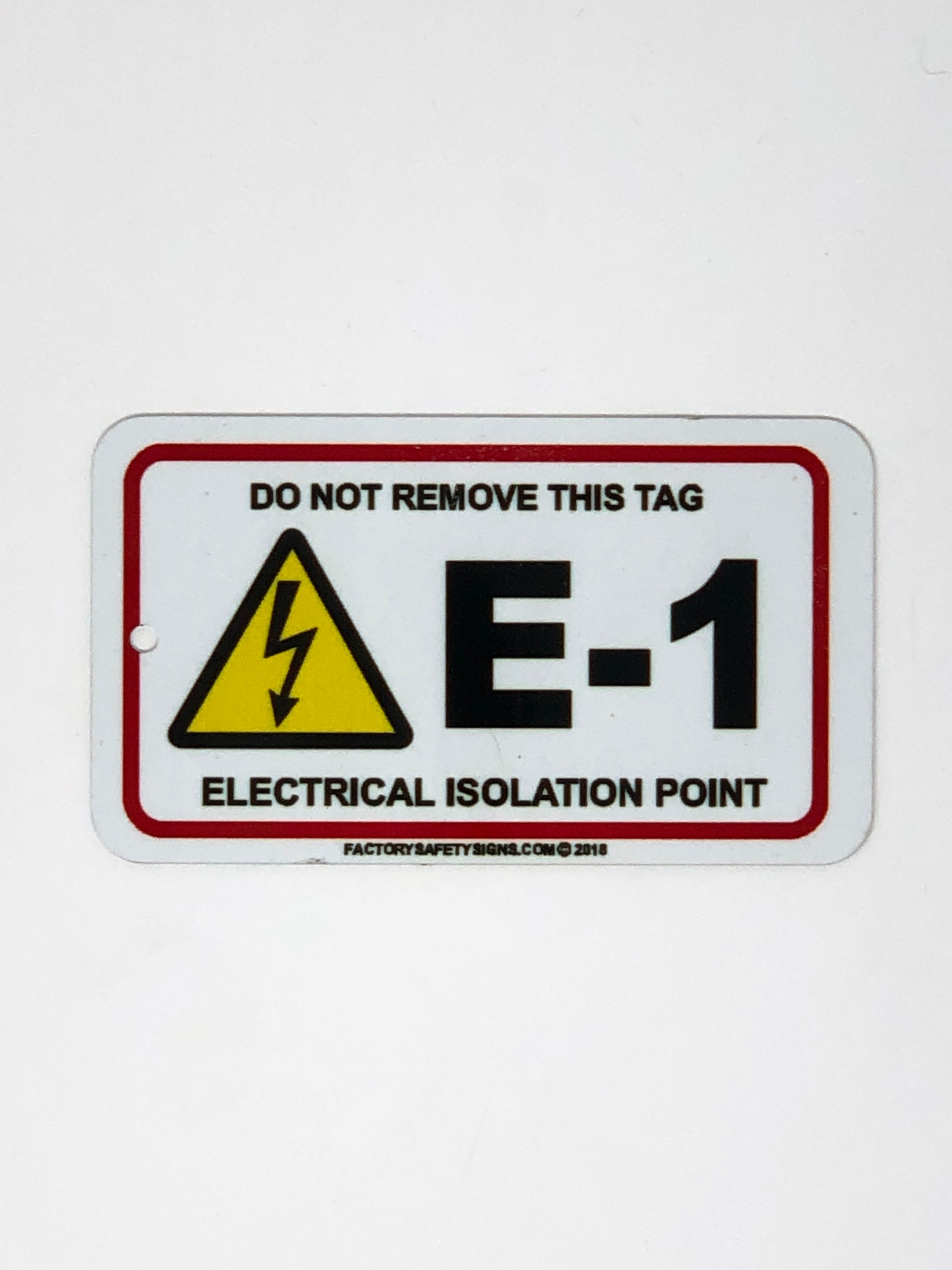 Electric Energy Source ID Tag Lockout Point - Etsy