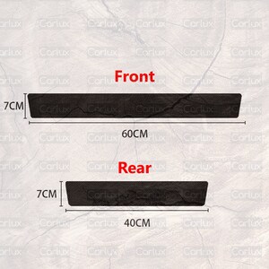 For Nissan Navara High Quality Carbon Fiber Door Plate Sill Scuff ...