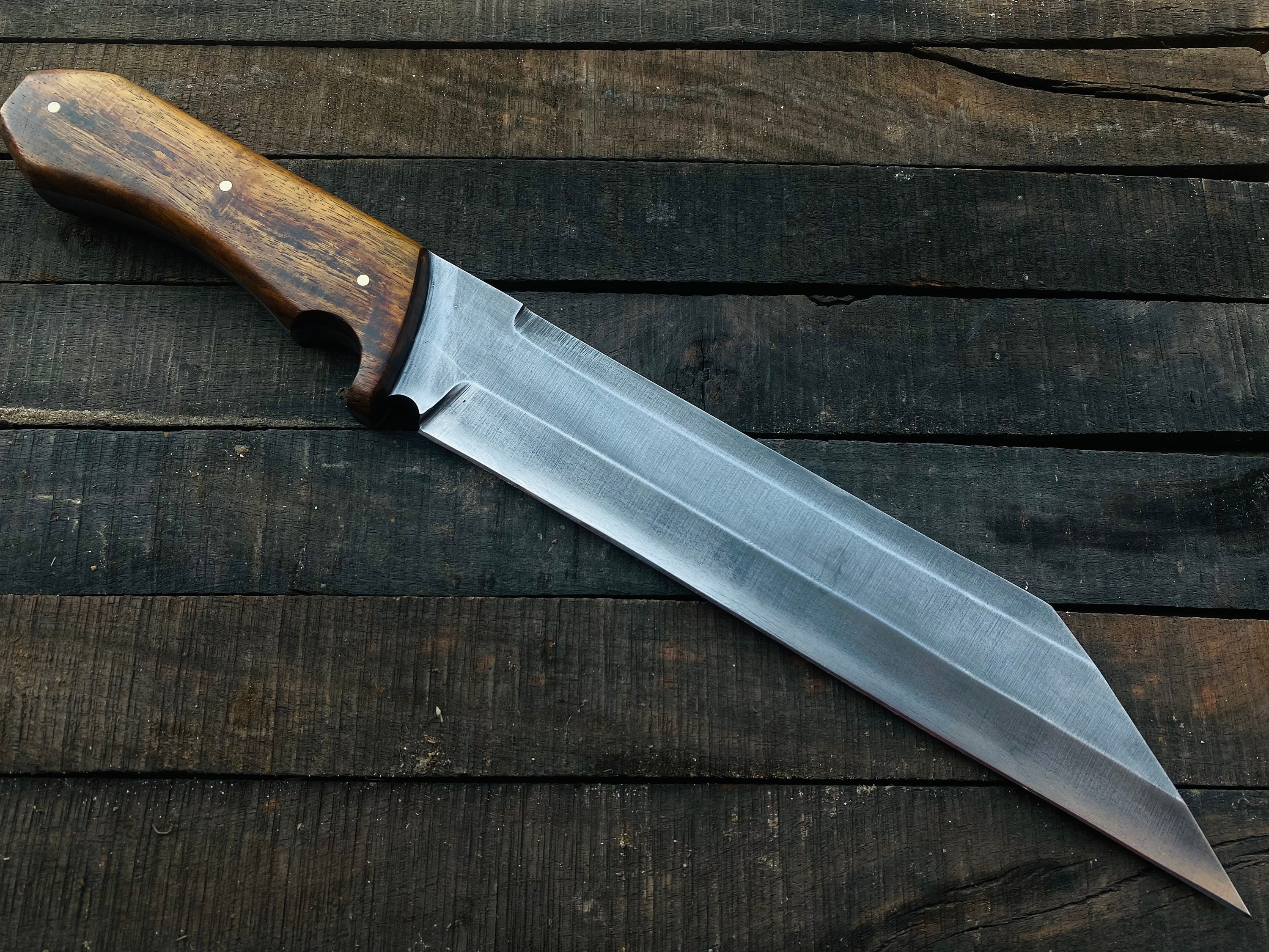 Viking Seax Knife Custom Handmade Spring Steel Viking Seax - Etsy