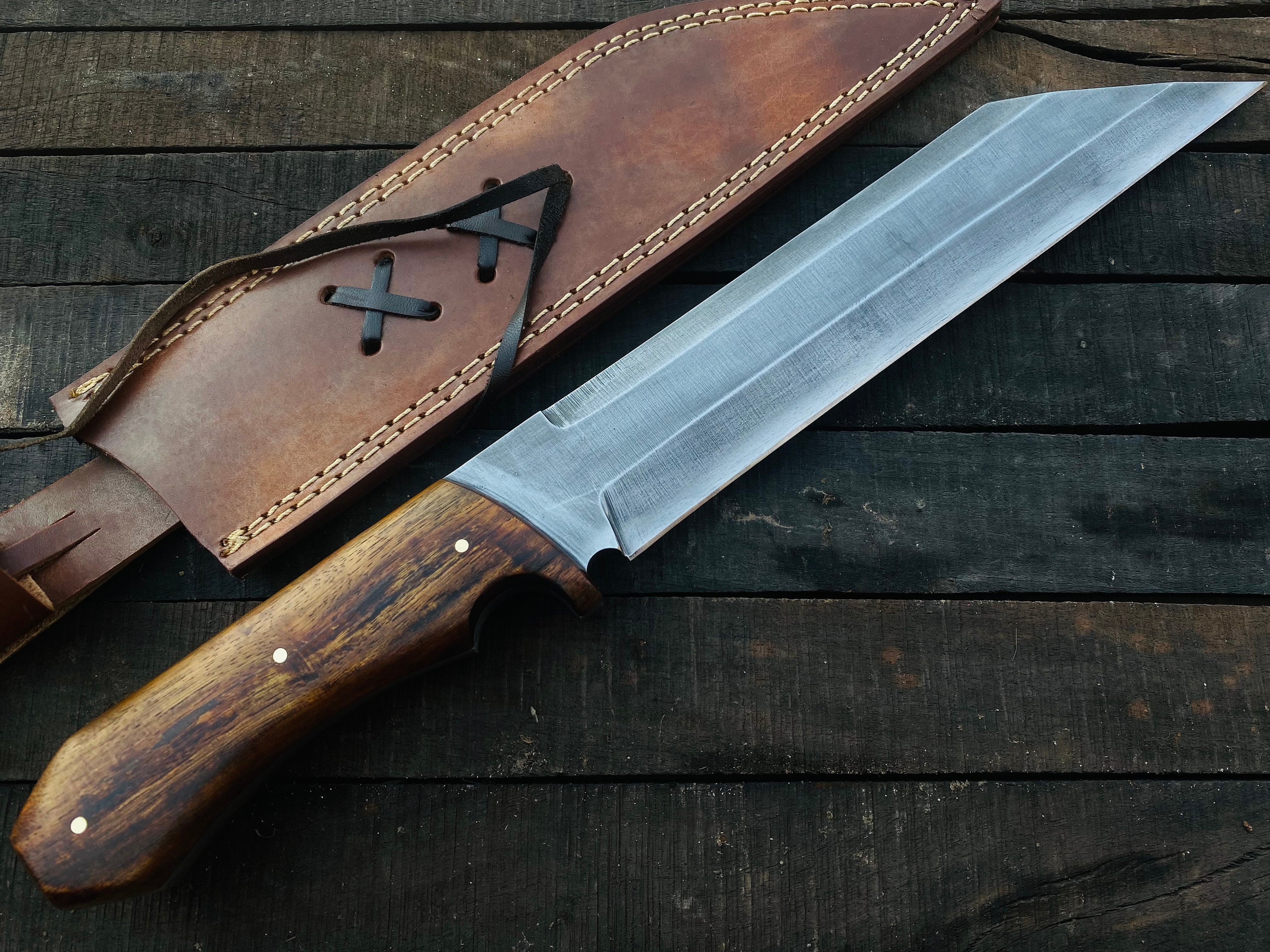 Viking Seax Knife Custom Handmade Spring Steel Viking Seax - Etsy