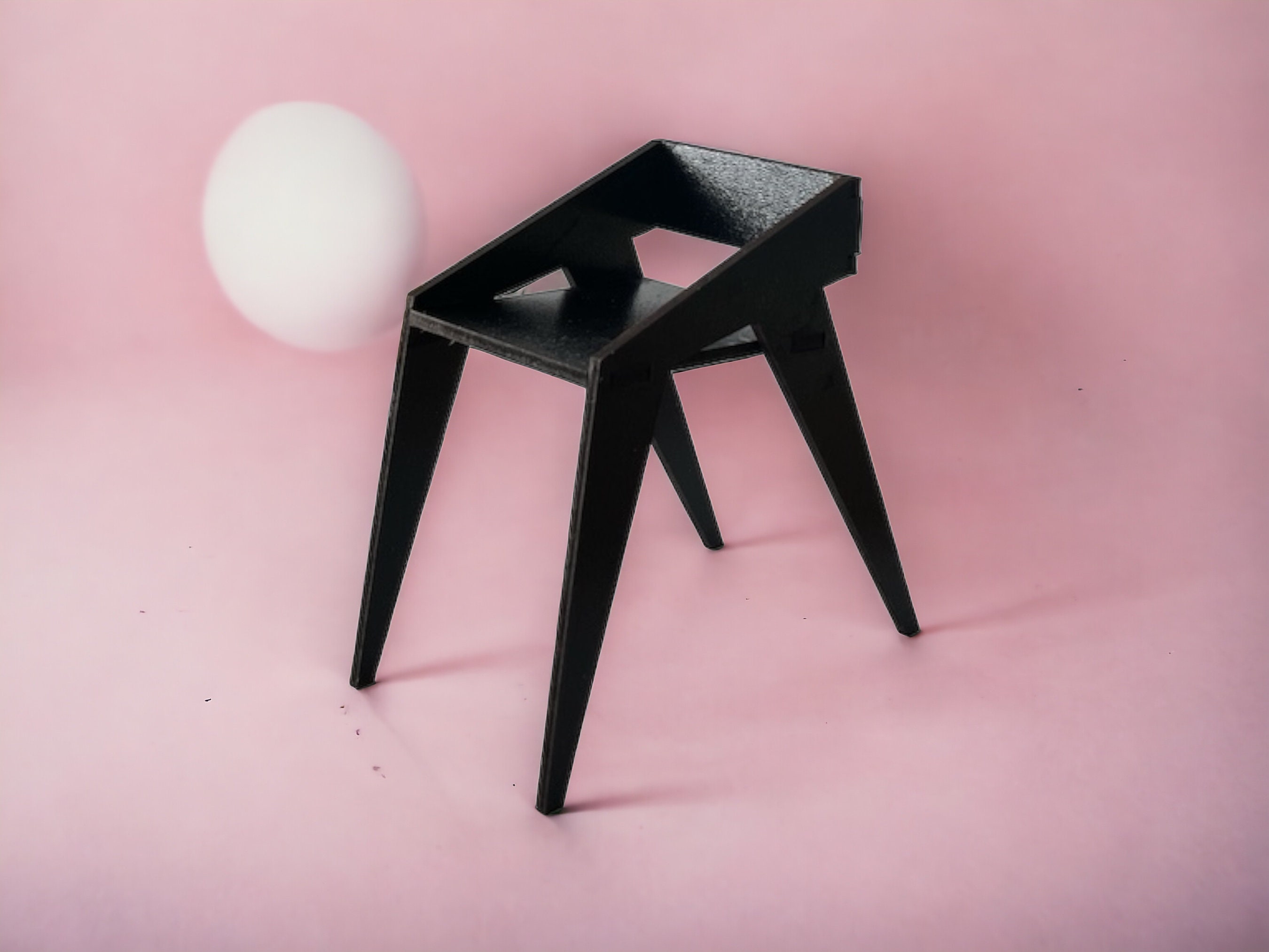 Modern Doll Chair Digital File, Miniature Dollhouse Chair for 11.5”, 12 ...