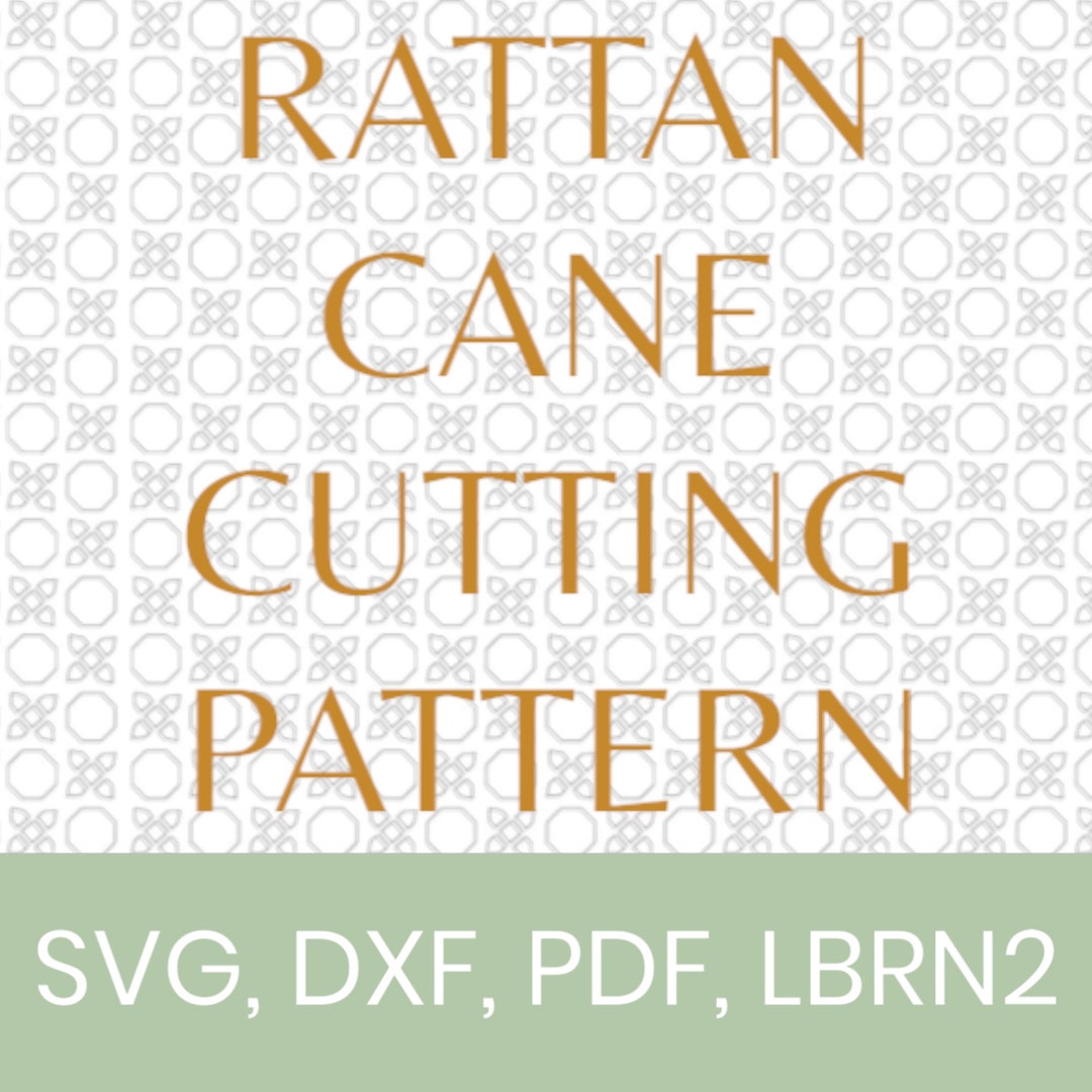 Rattan Cane Pattern for Laser Cutting Machine | Digital Wicker Pattern ...