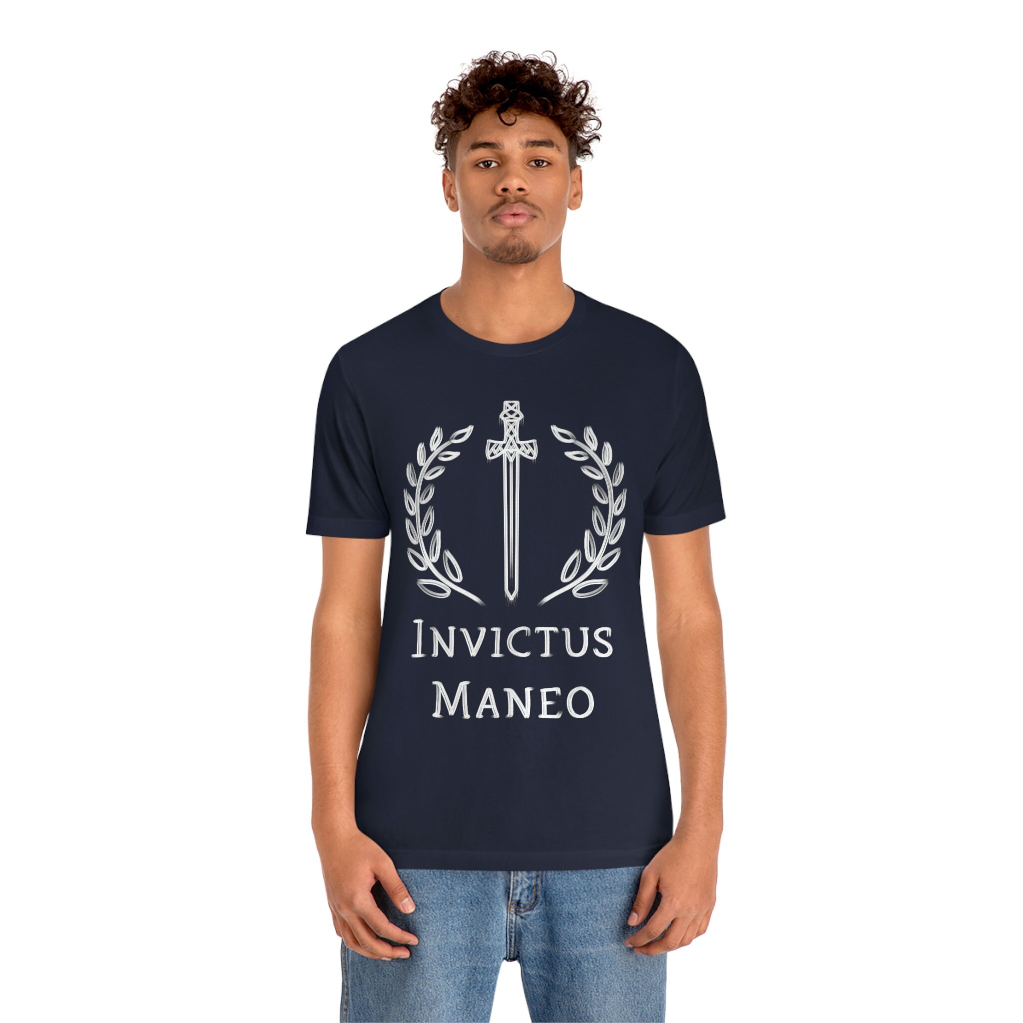 Invictus Maneo Latin Phrase T-shirt - Etsy
