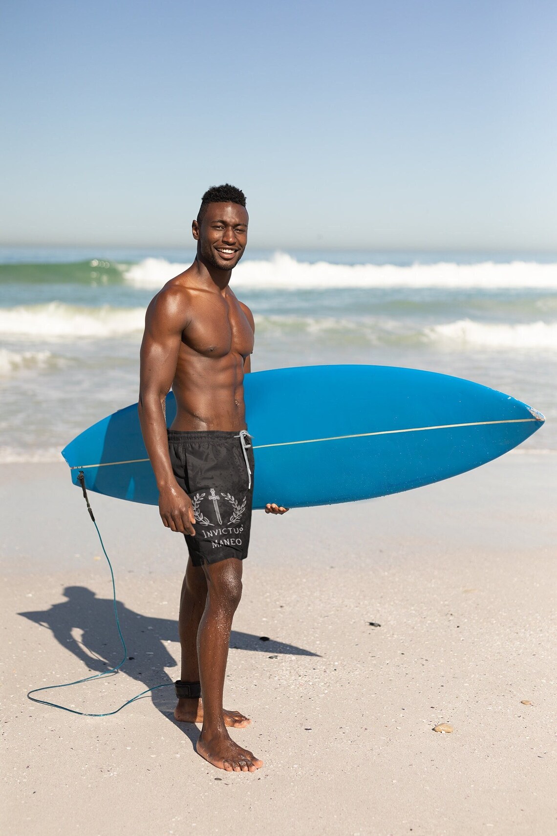 Invictus Maneo Latin Phrase Swim Trunks - Etsy