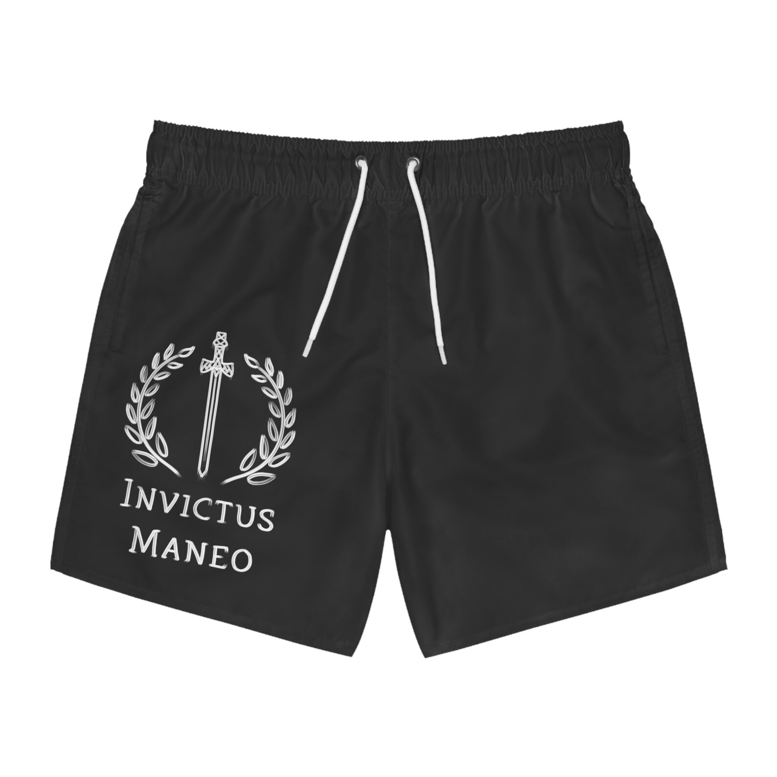Invictus Maneo Latin Phrase Swim Trunks - Etsy