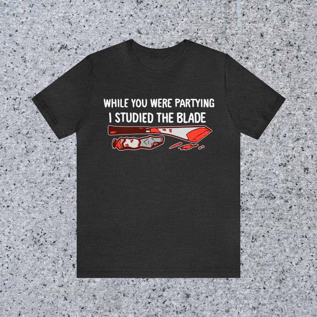Studied the Blade Meme Palette Knife Funny Painting T-shirt, Gift for ...