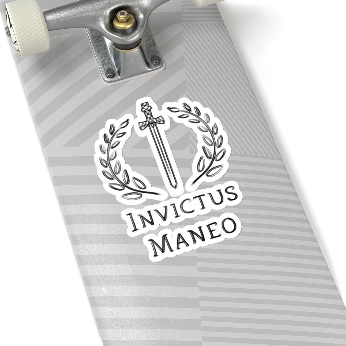 Invictus Maneo I Remain Unvanquished Sticker, Latin Phrase Vinyl Water ...