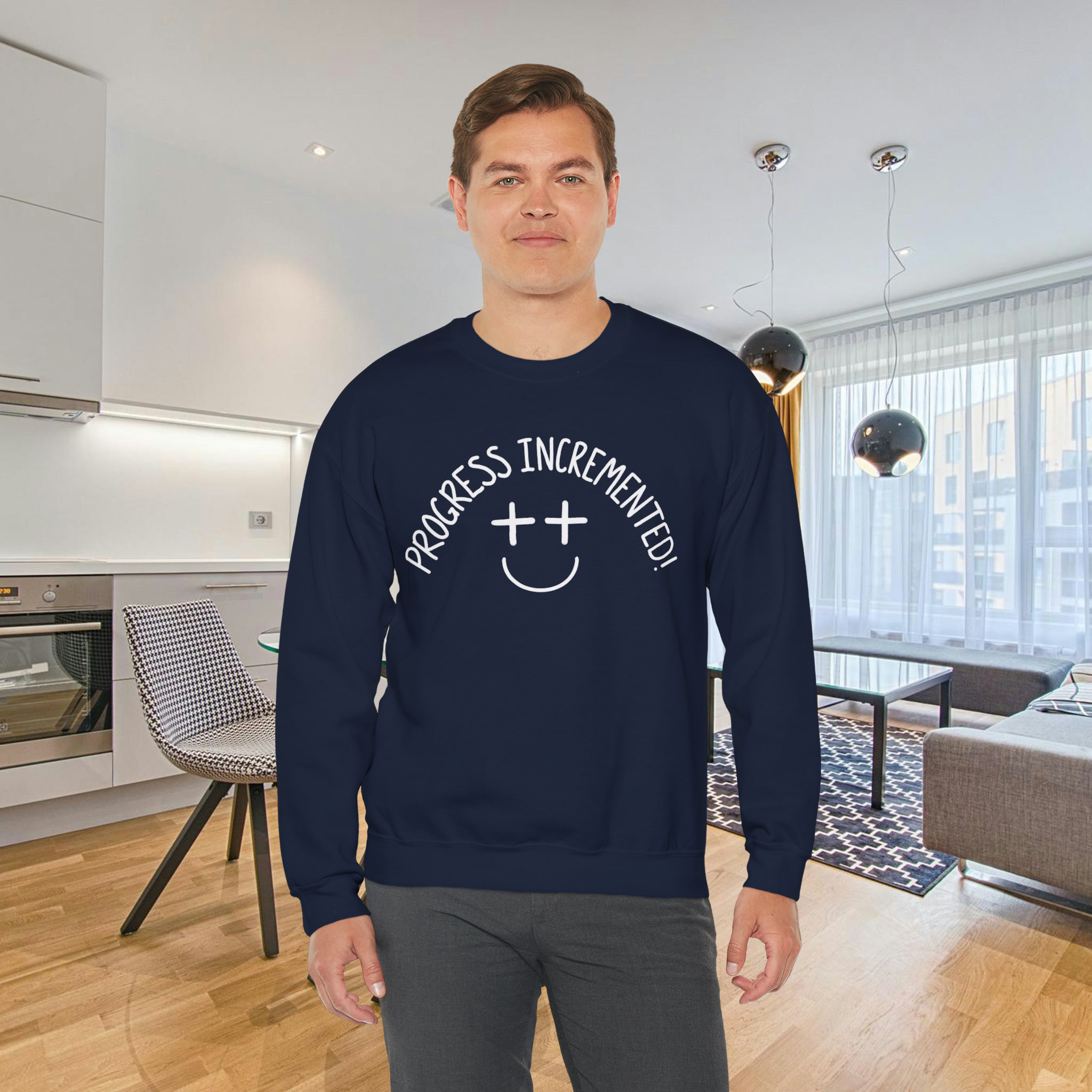 Progress Incremented Funny Coding Sweatshirt, Gift for Programmer ...