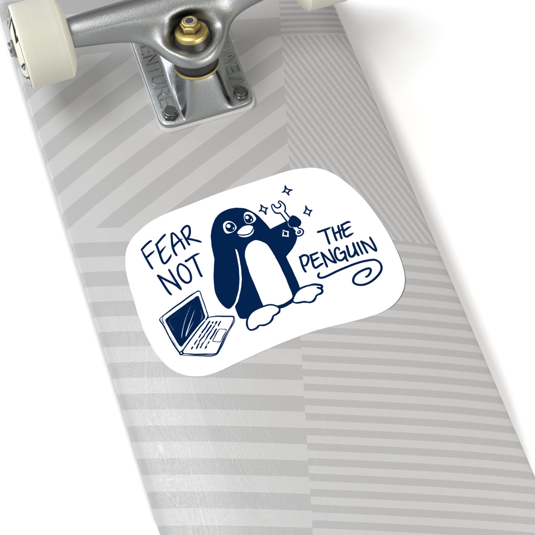 Fear Not the Penguin Linux Open Source Sticker - Etsy