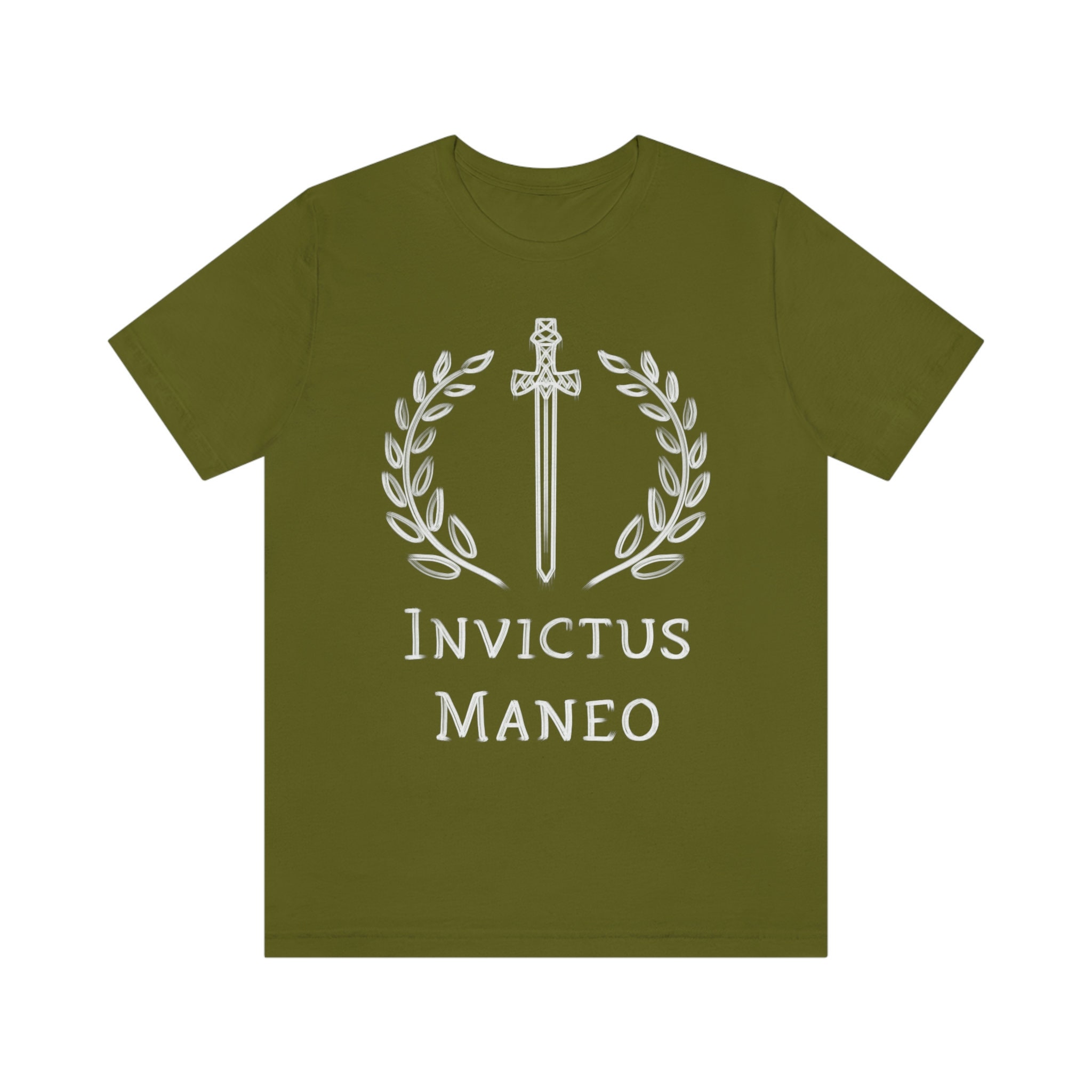 Invictus Maneo Latin Phrase T-shirt - Etsy