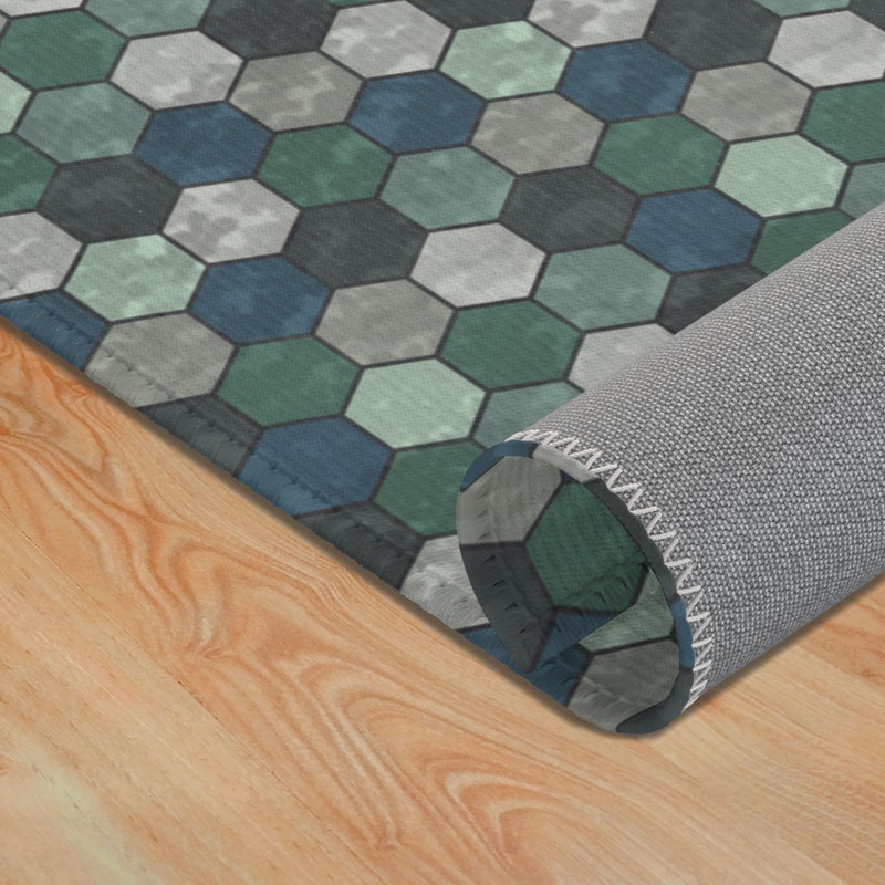 Hexagonal Rug - Etsy