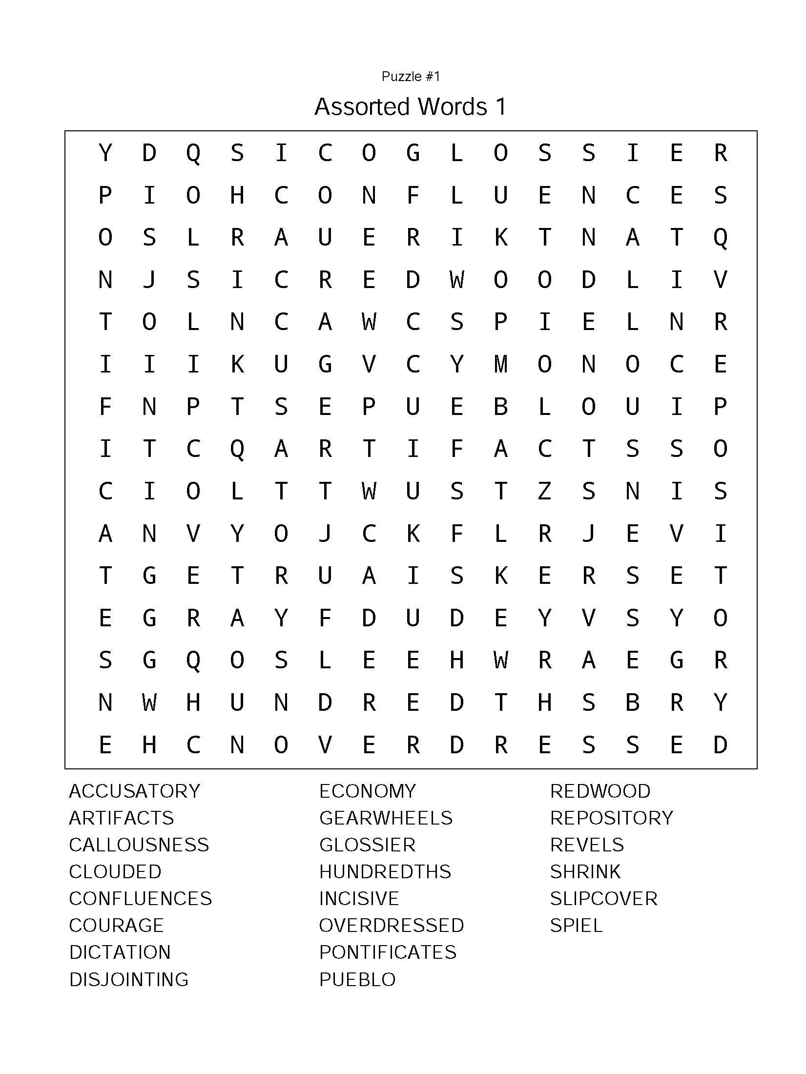 Word Search Bundle BUNDLE SET 3 500 Printable Puzzle Pages for Kids and ...