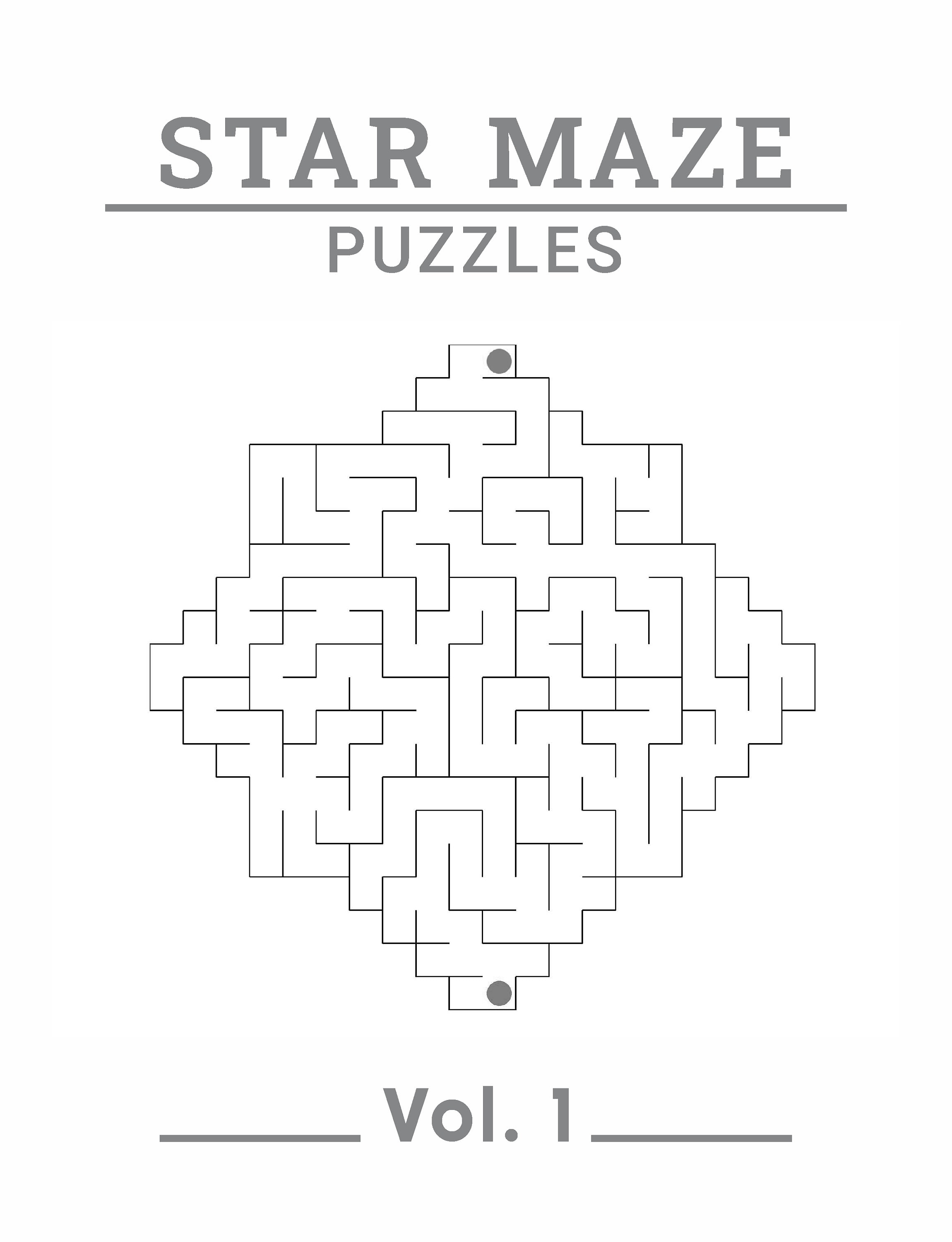 Printable Maze Puzzle Pages | 100 Assorted Mazes | Activity Maze ...