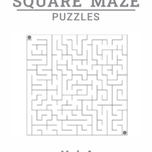 Printable Maze Puzzle Pages | 100 Assorted Mazes | Activity Maze ...