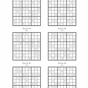 Sudoku Puzzles - Easy Level Collection - Volume 1 | 300 Printable Easy ...