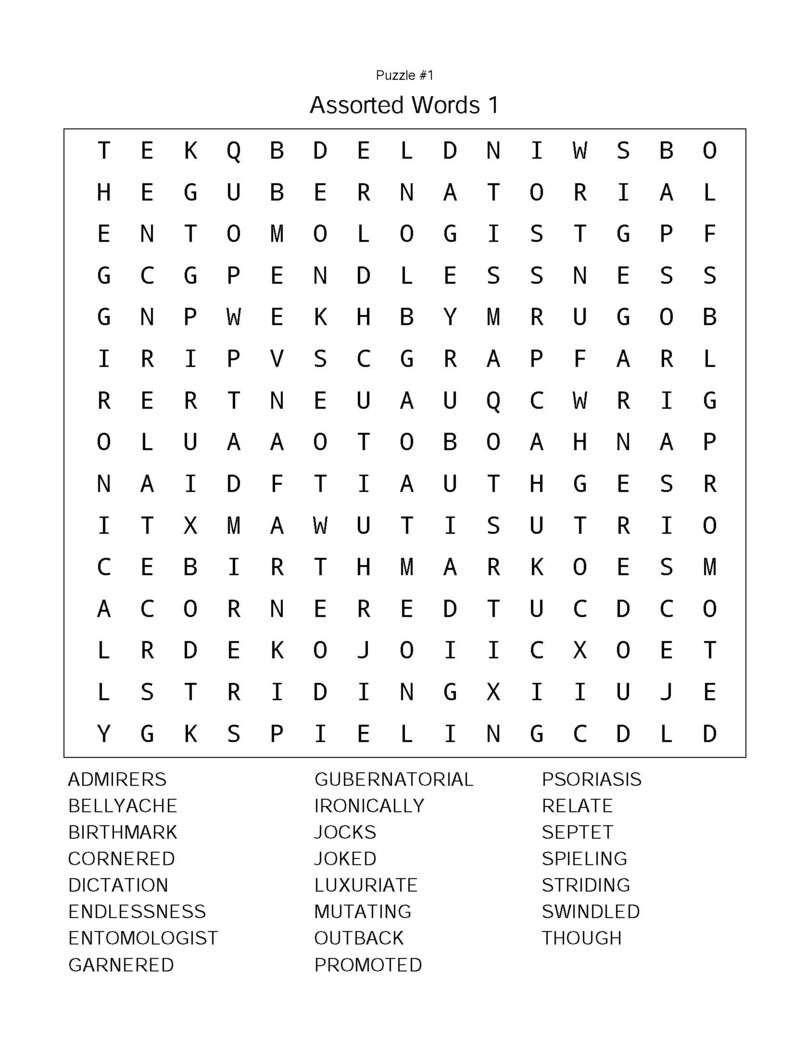 Word Search Bundle - BUNDLE SET 2 | 500 Printable Puzzle Pages for Kids ...