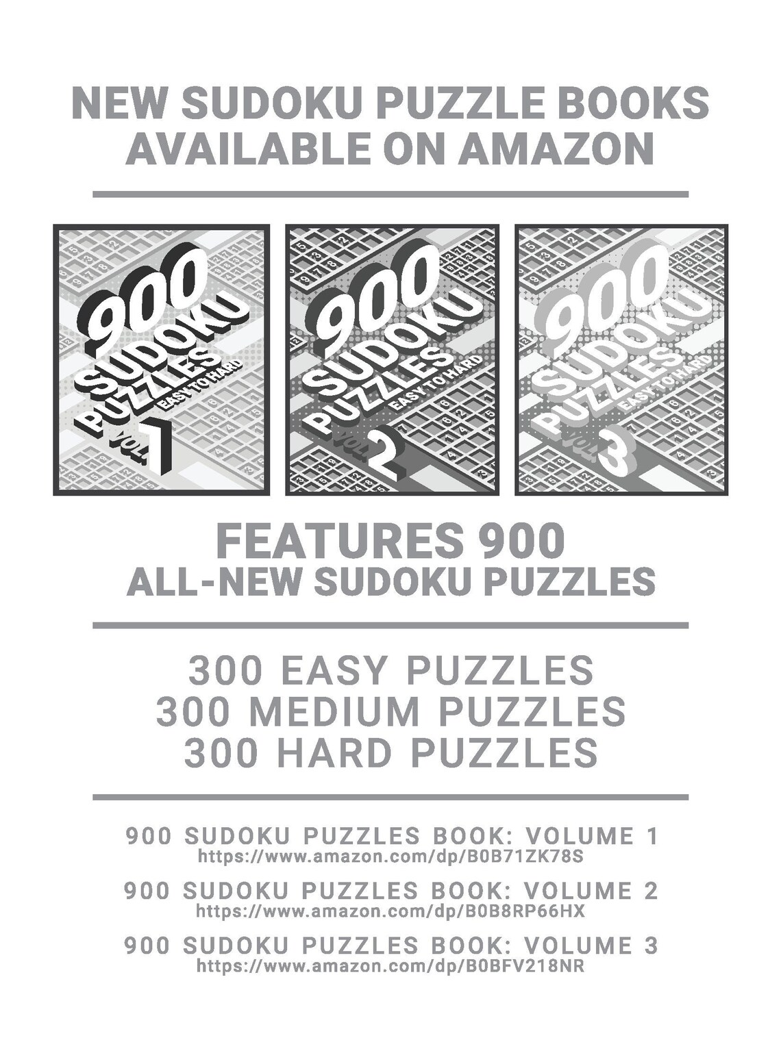 Sudoku Puzzles - Easy Level Collection - Volume 2 | 300 Printable Easy ...