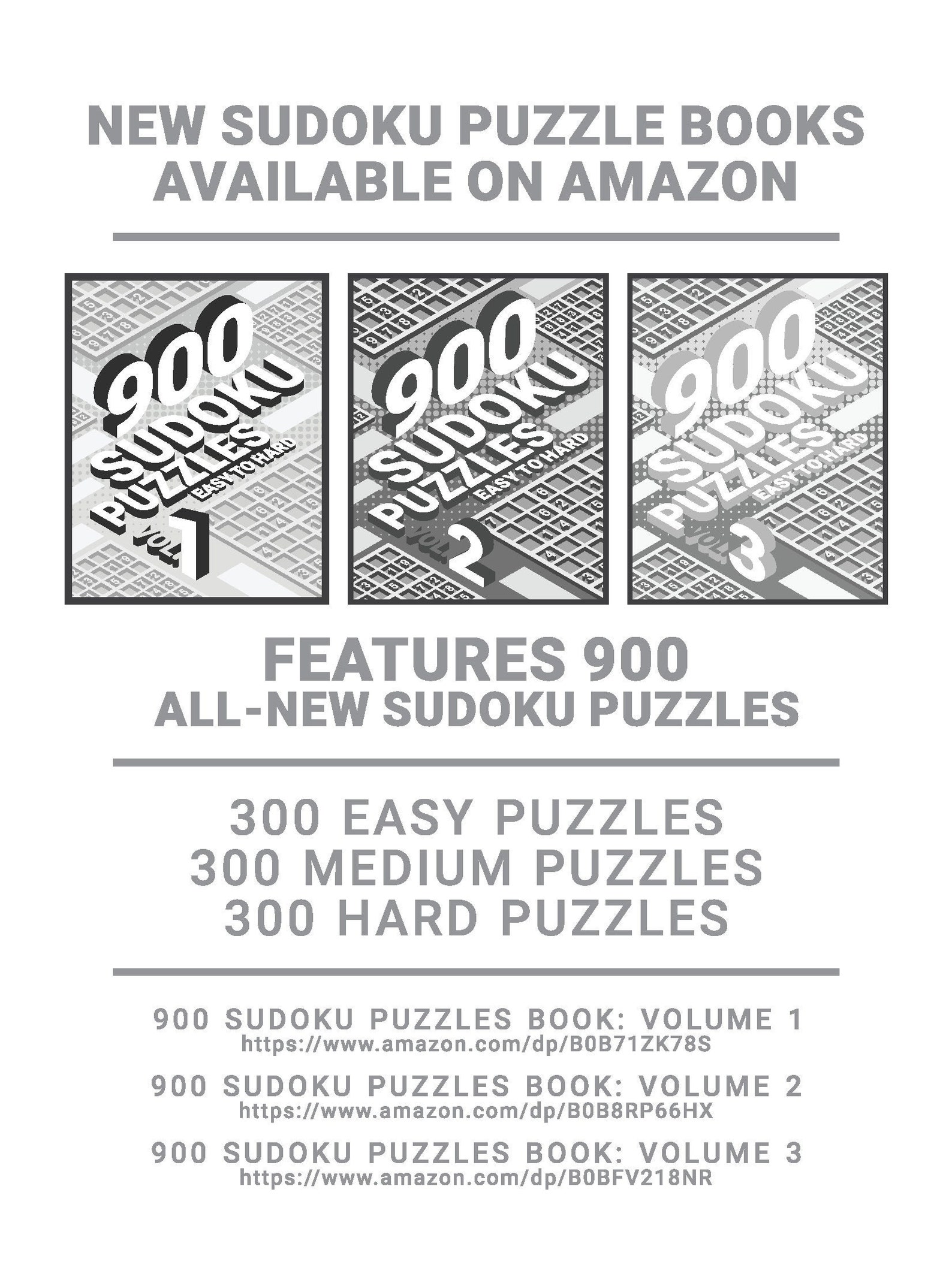 Sudoku Puzzles - Easy Level Collection - Volume 2 | 300 Printable Easy ...