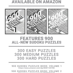 Sudoku Puzzles - Easy Level Collection - Volume 2 | 300 Printable Easy ...
