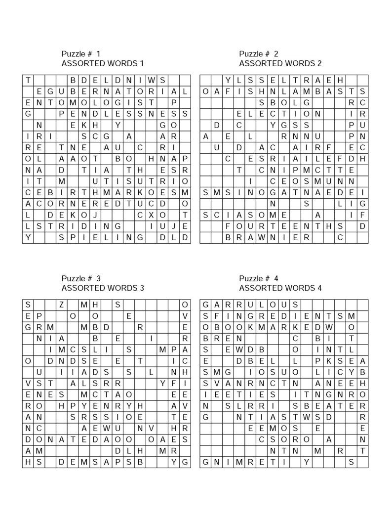 Word Search Bundle - BUNDLE SET 2 | 500 Printable Puzzle Pages for Kids ...