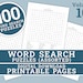 Word Search Puzzle - Volume 10 | 100 Printable Puzzle Pages for Kids ...
