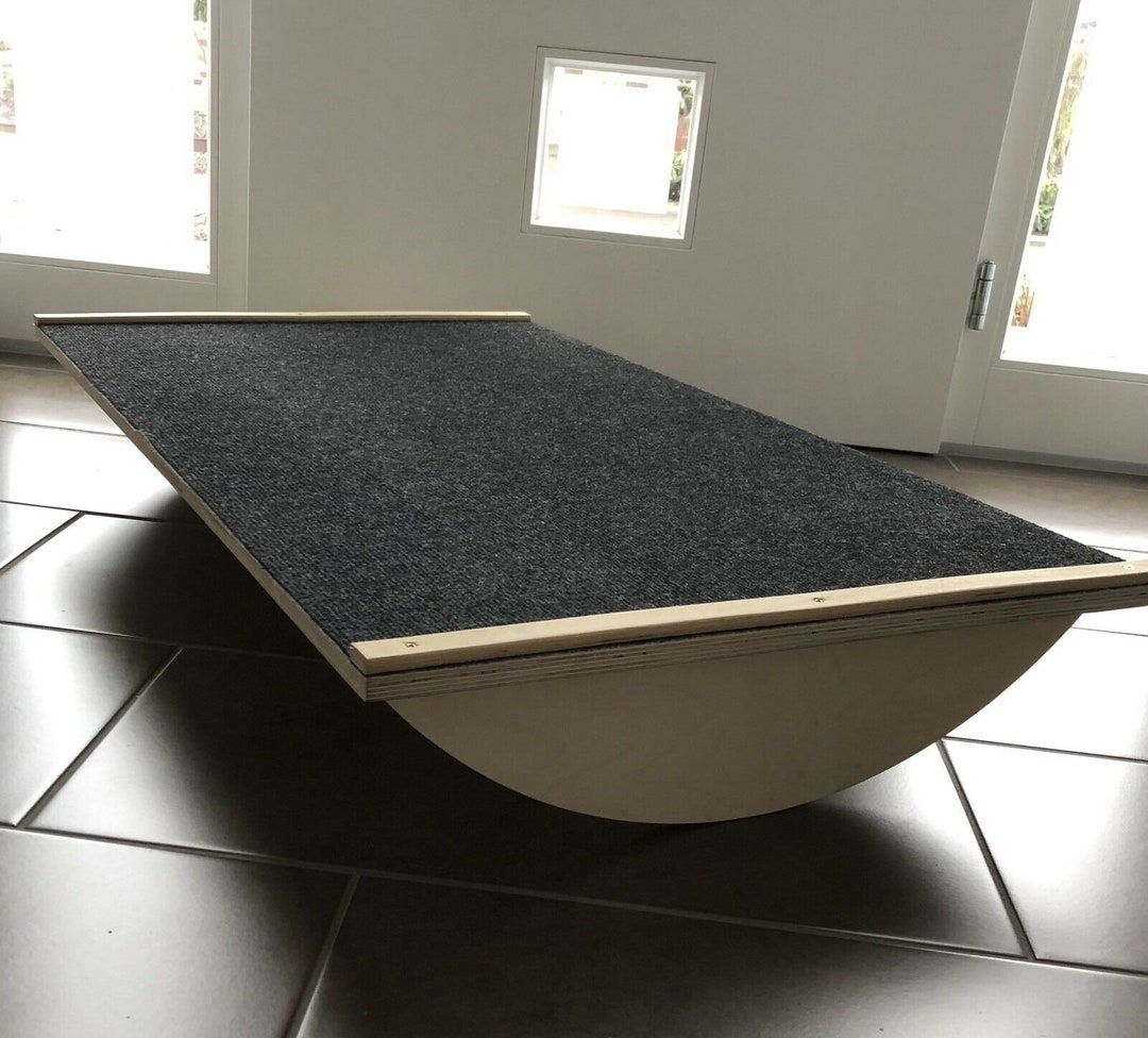 Puppy & Dog Wobble Board With Felt Black Balancing Board Training Board ...